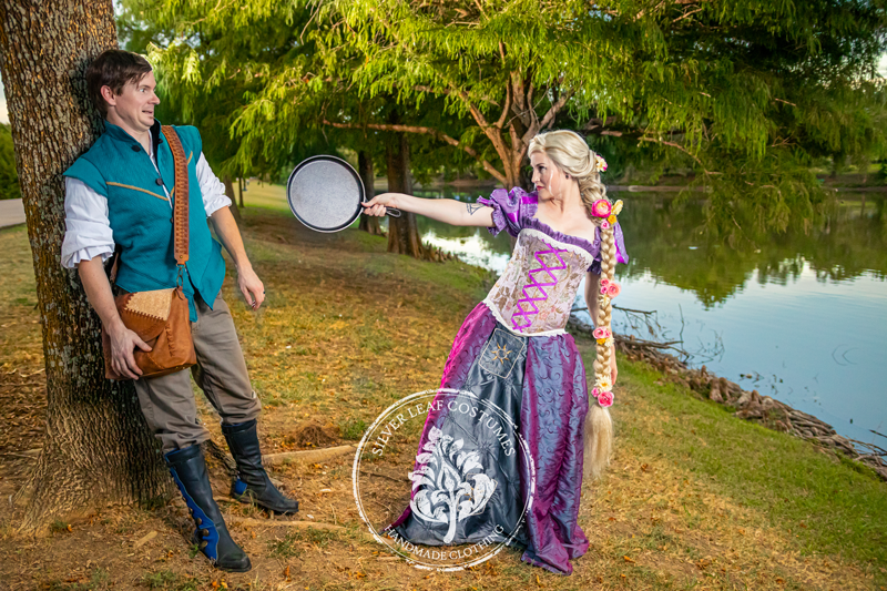 Rapunzel Corset Costume — Silver Leaf Costumes | Handmade Designer Costumes