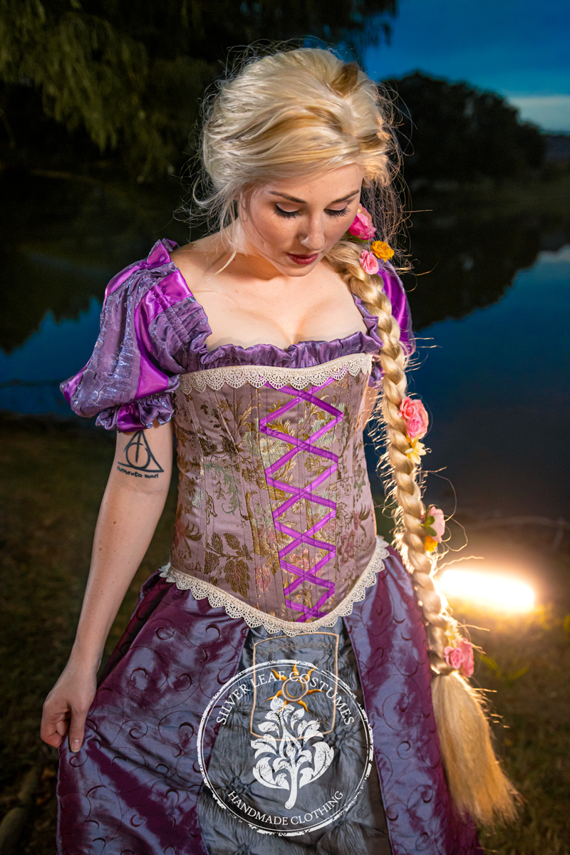 Rapunzel Corset Costume — Silver Leaf Costumes | Handmade Designer Costumes