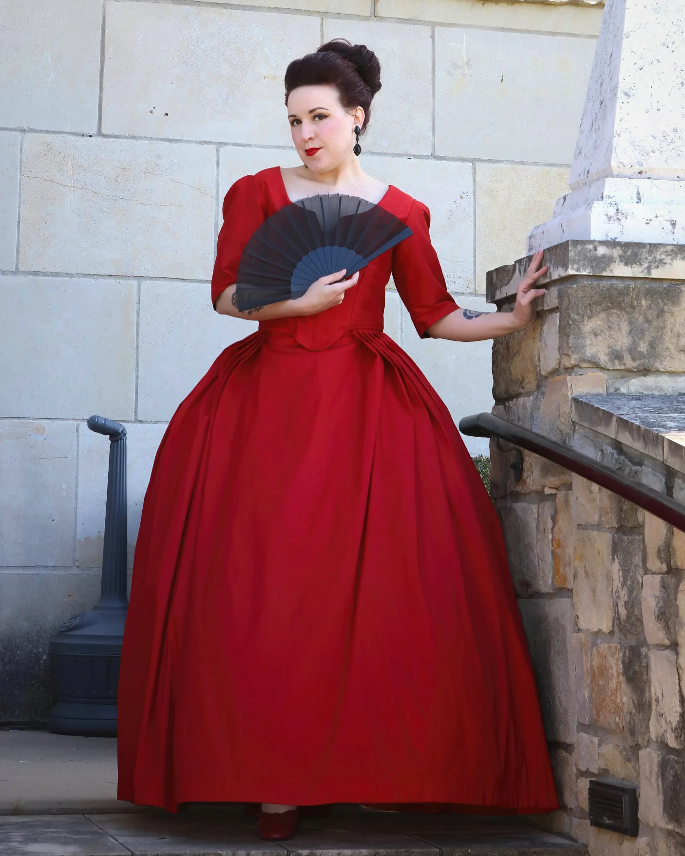 French Court Dress -Outlander — Silver Leaf Costumes | Handmade ...