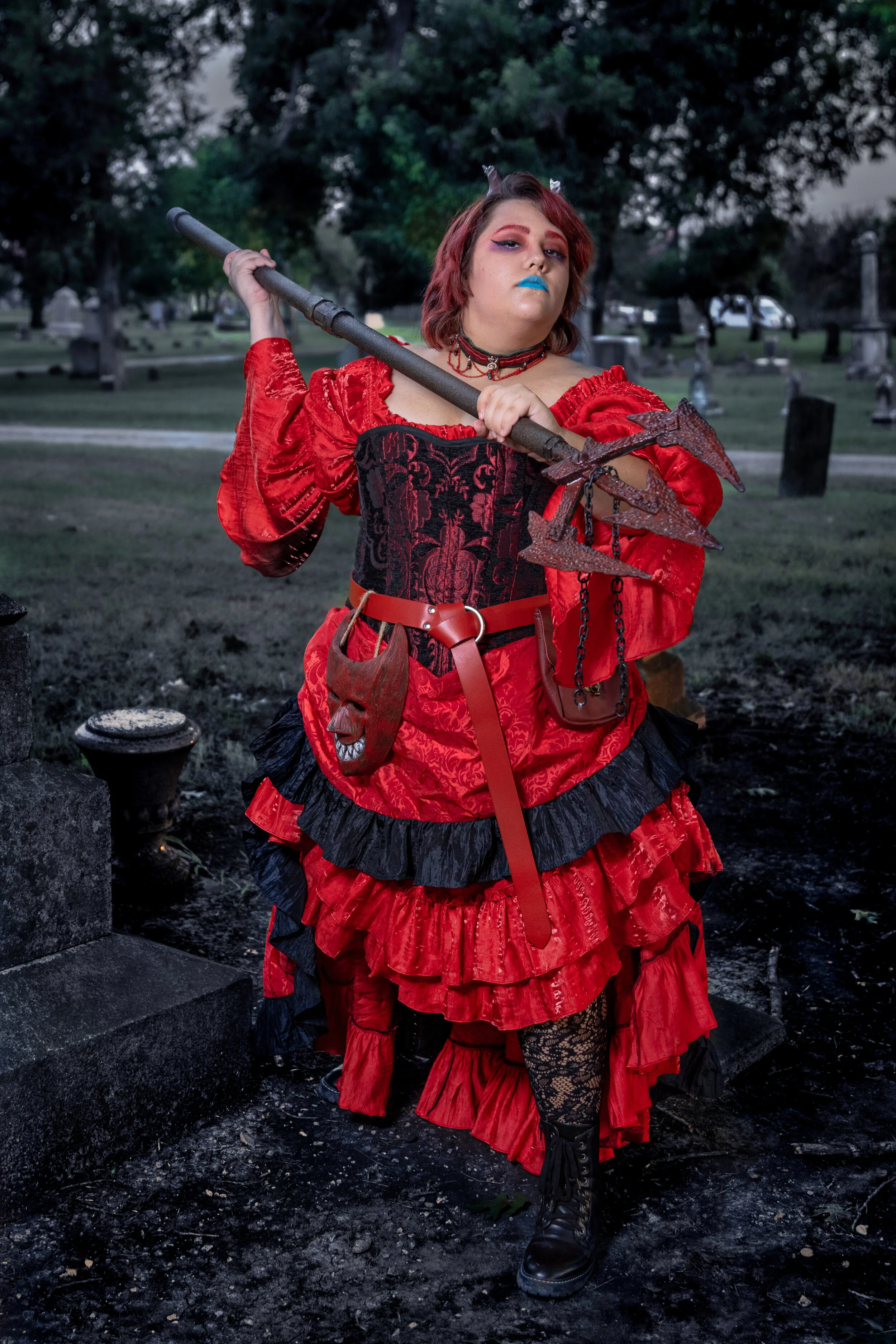 Lock-Inspired Corset Costume — Silver Leaf Costumes | Handmade Designer ...