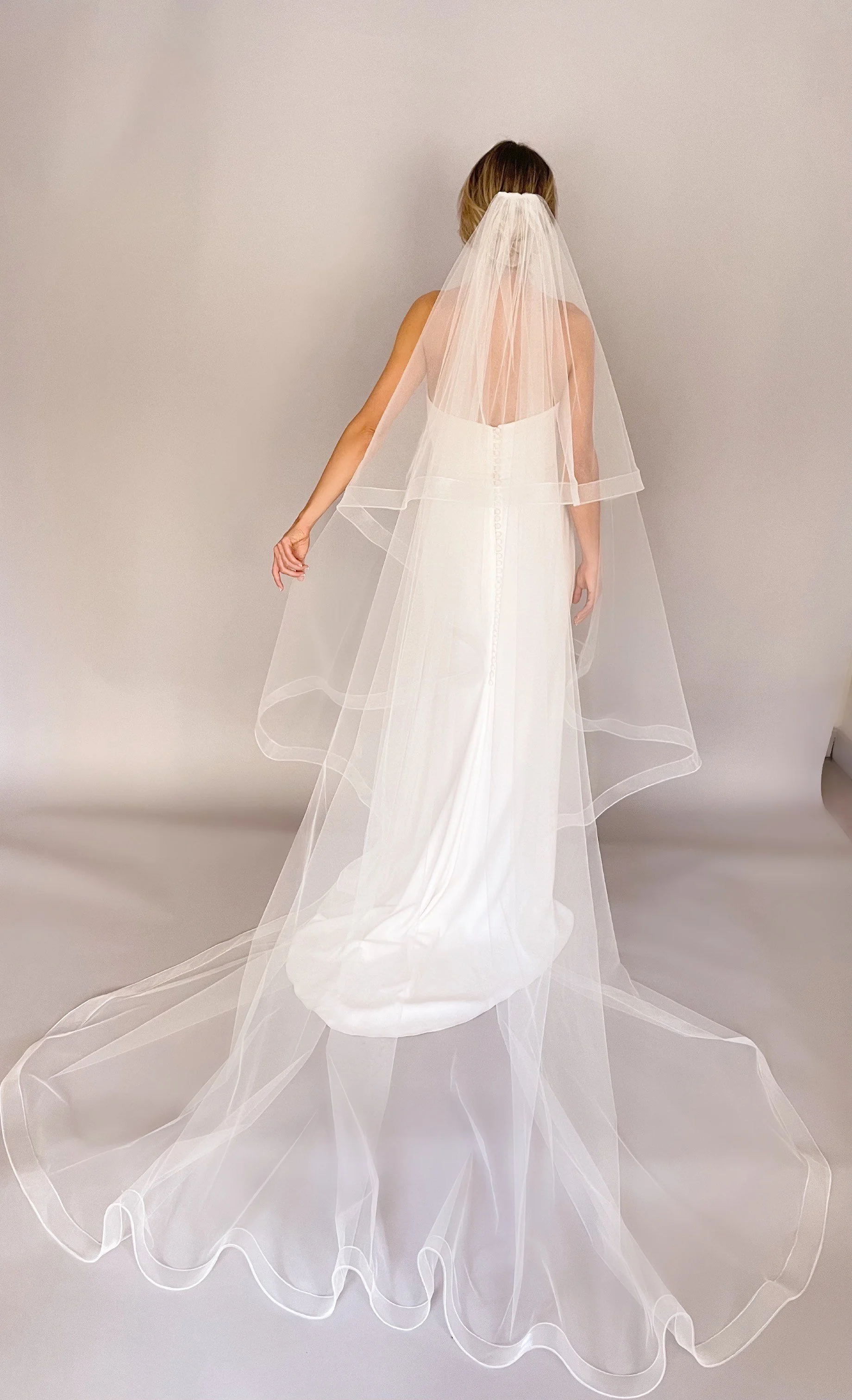 Luxury Bridal Boutique -Sharon Hoey — Love in the mist veil