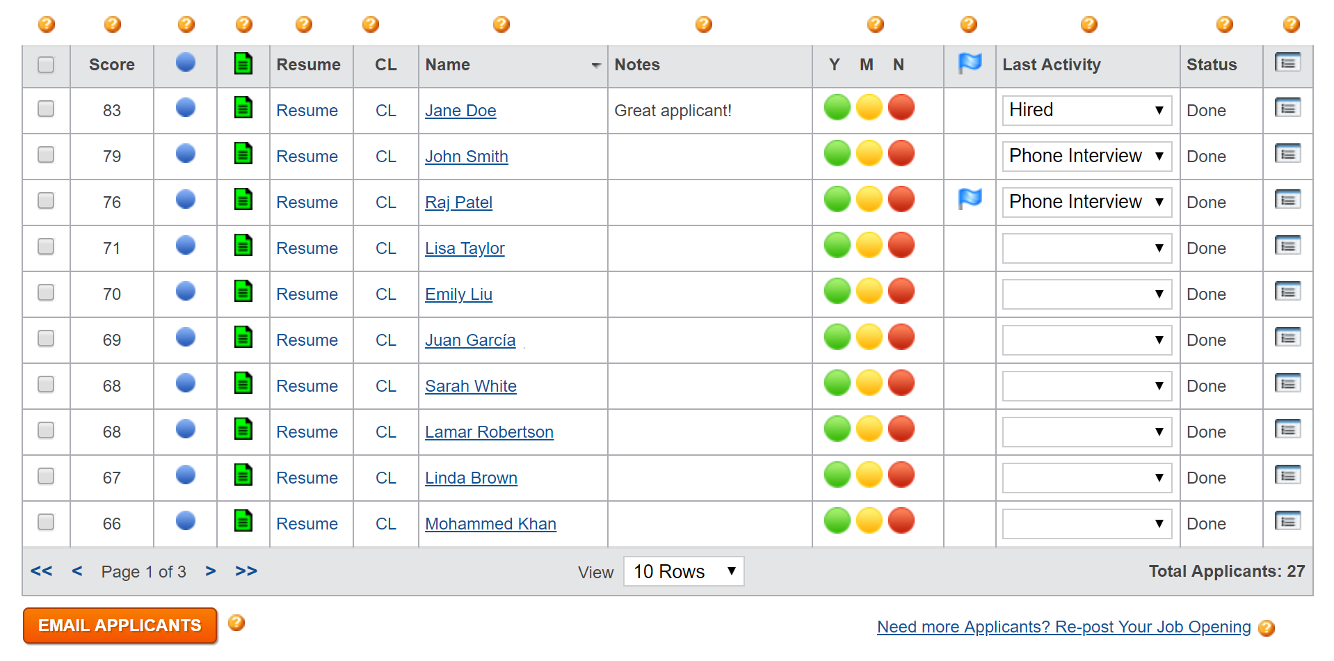 Applicant Tracking System | Optimize Hire