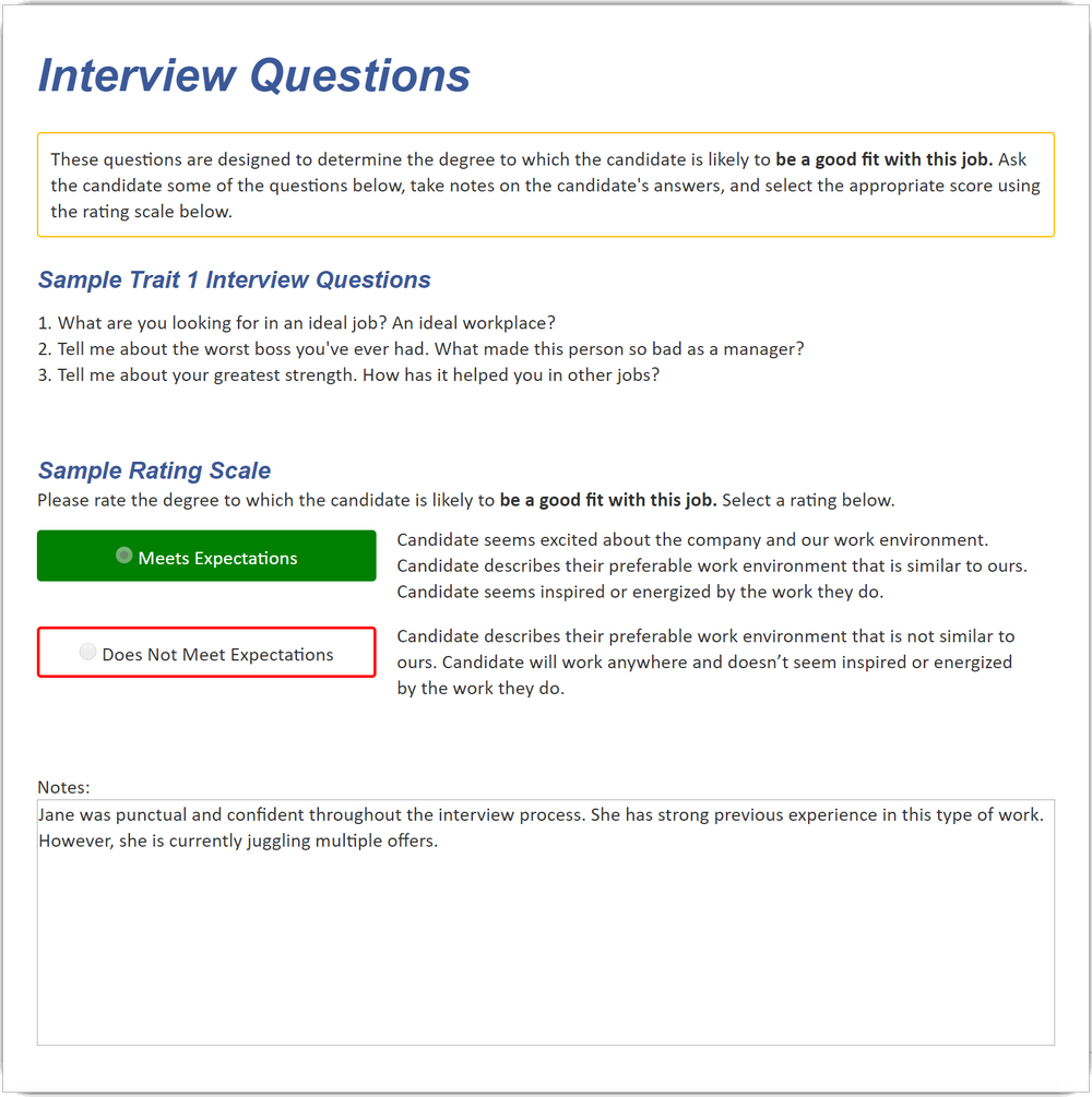 Custom Interview Guides | Optimize Hire