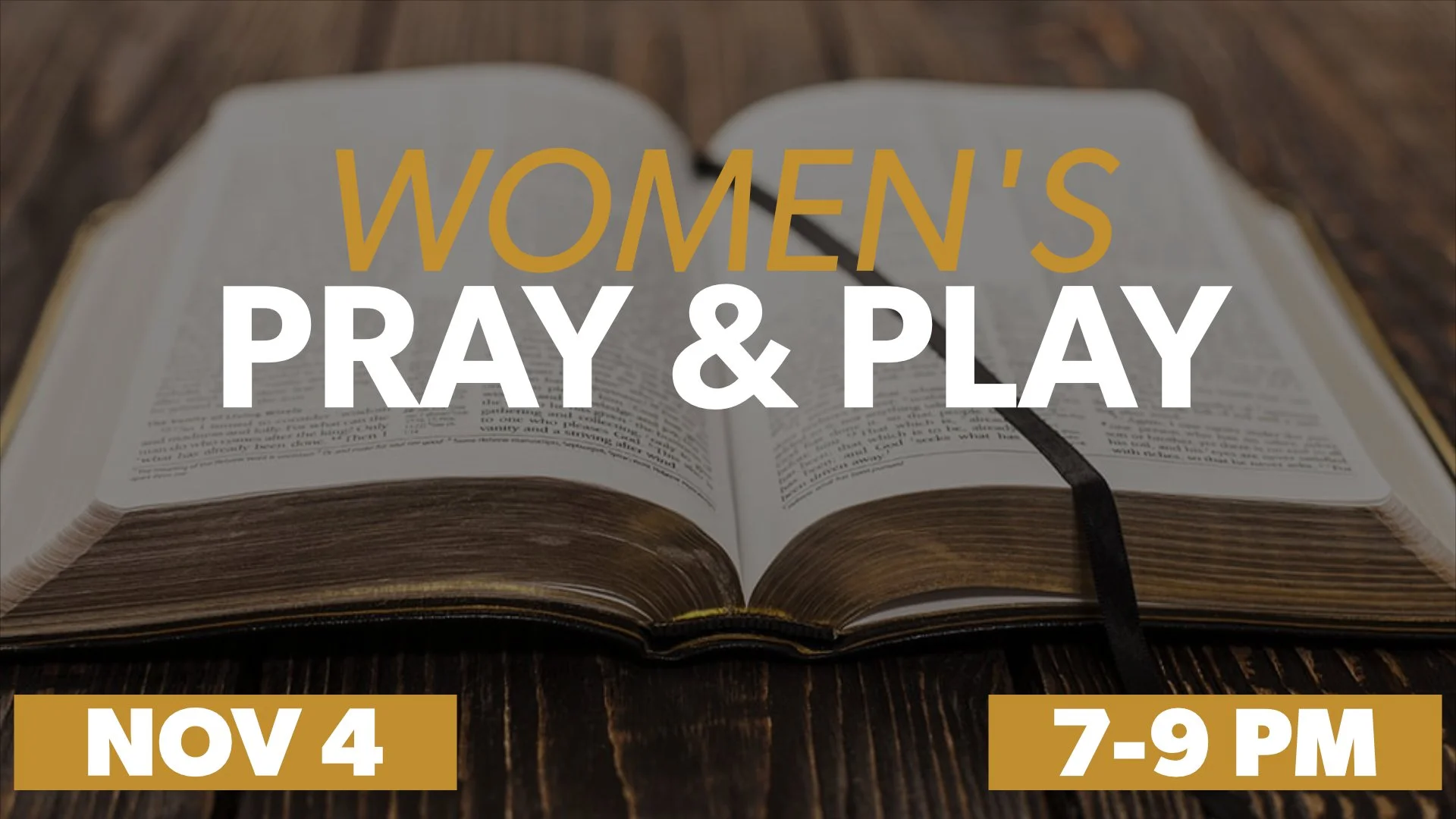 Women's Pray and Play — Harvest