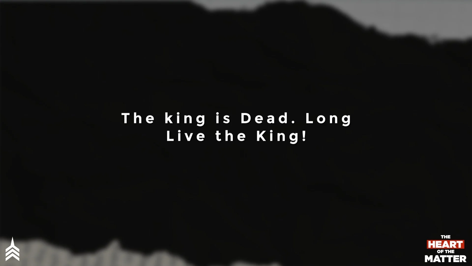 The king is Dead. Long Live the King! — Harvest