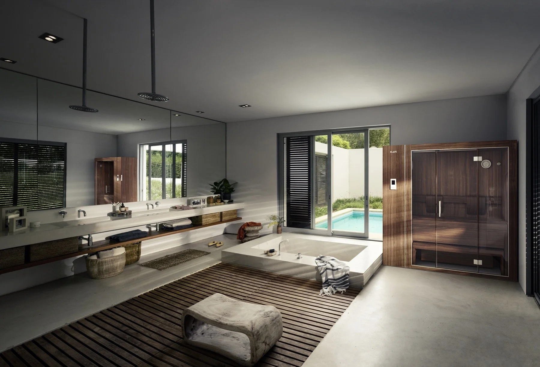 Designing a Bespoke Wellness Suite with Guncast & KLAFS