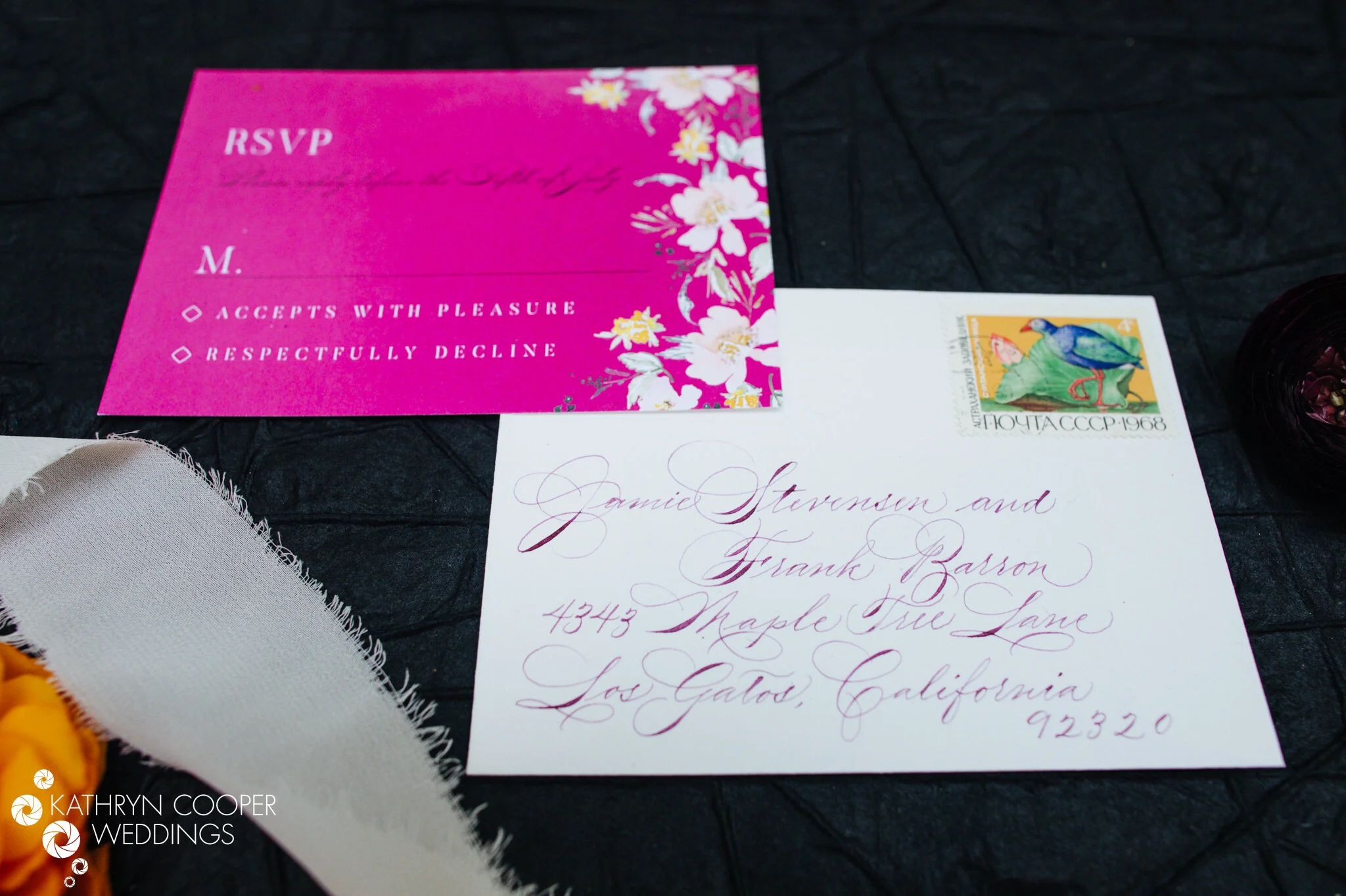 Jewel Tone Forest Wedding — Wild Quill Calligraphy