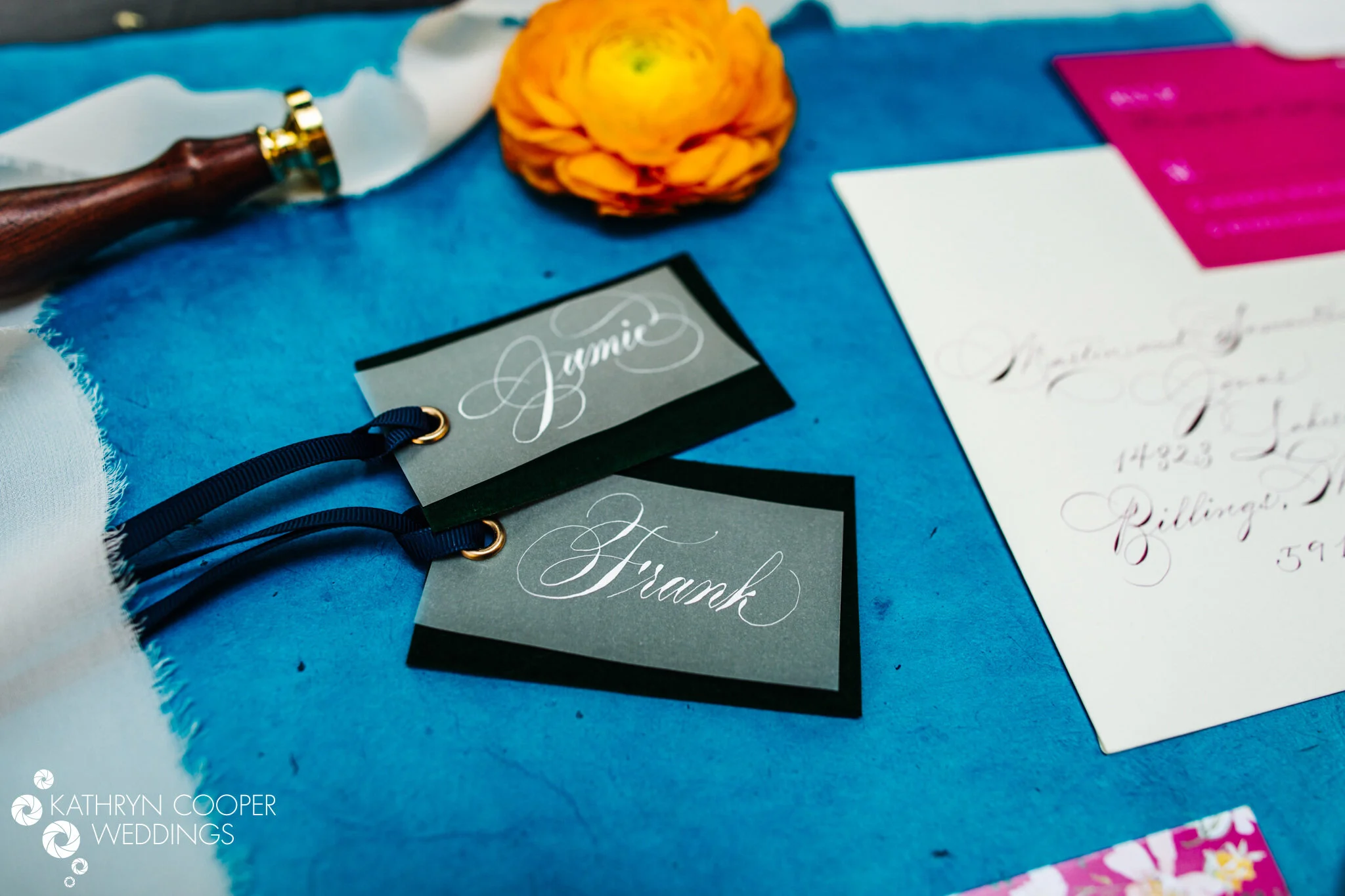 Jewel Tone Forest Wedding — Wild Quill Calligraphy