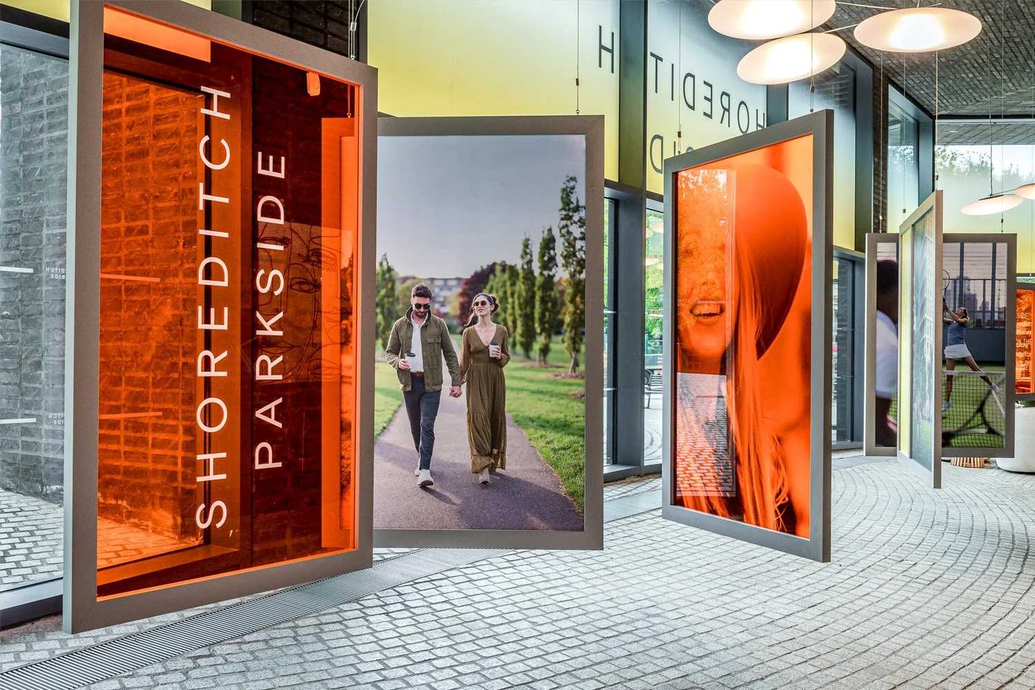 Marketing suite for London Borough of Hackney at their Shoreditch ...