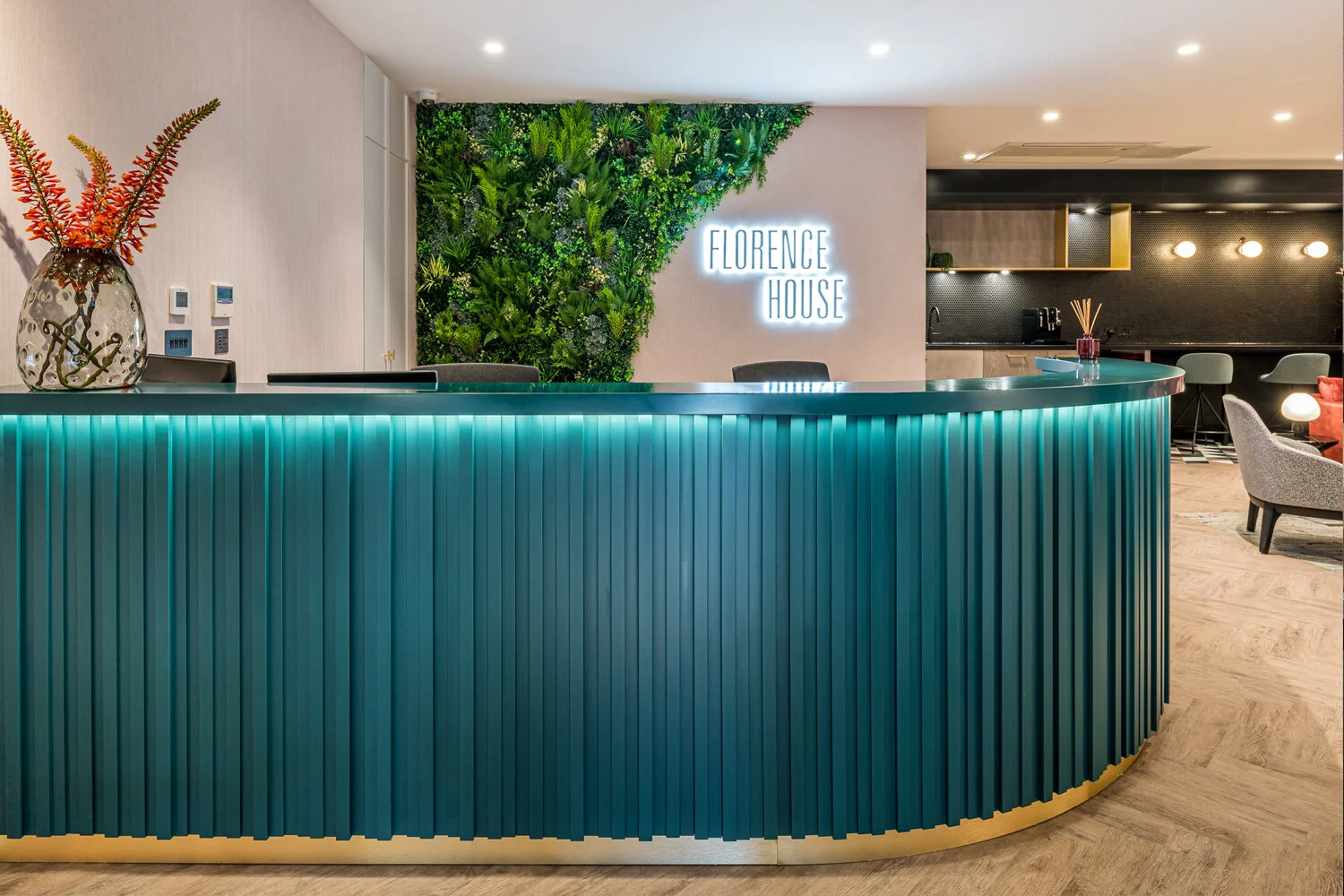 Suna's interior design and fit out of the residential amenities at ...