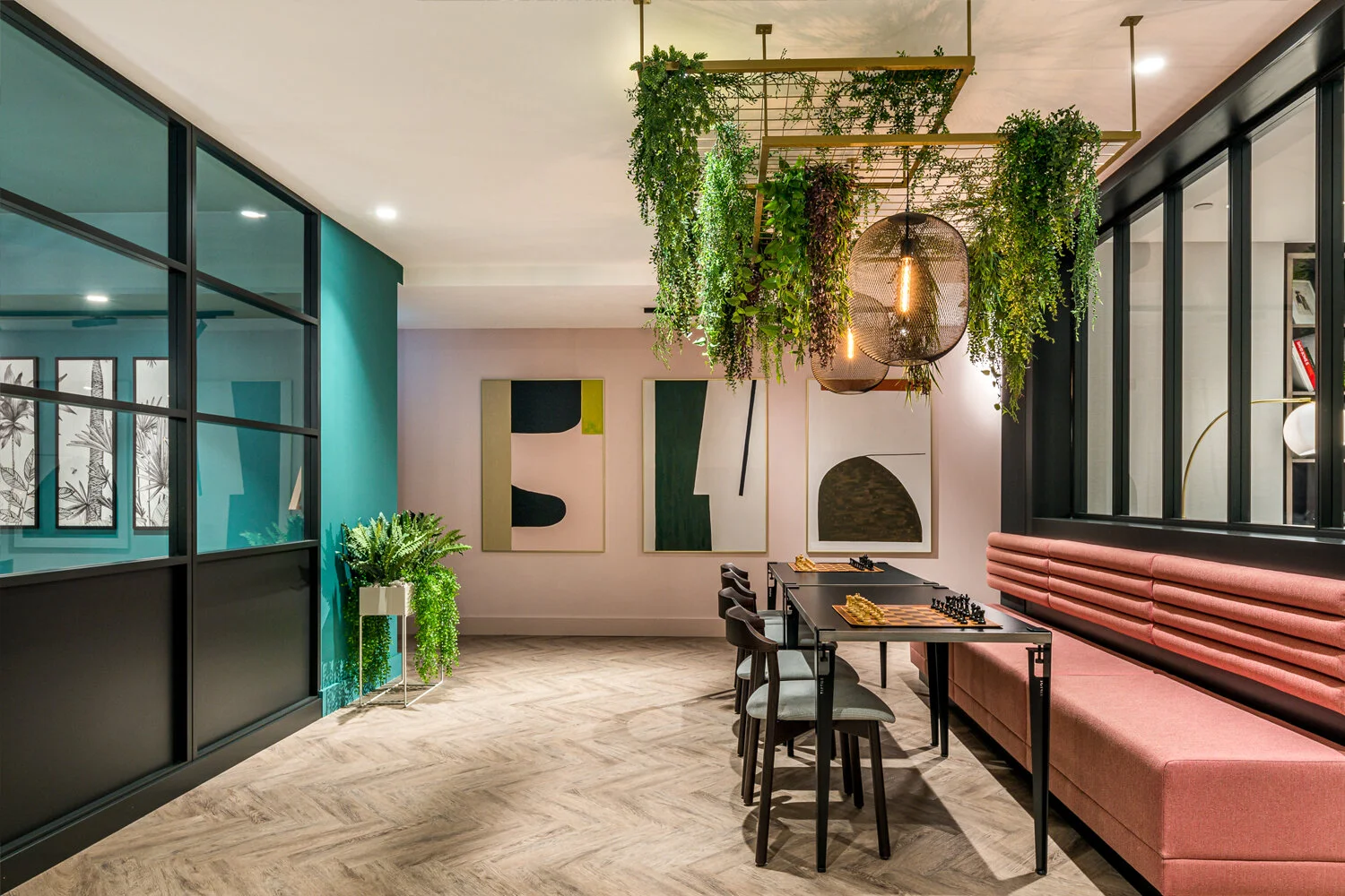 Suna's interior design and fit out of the residential amenities at ...