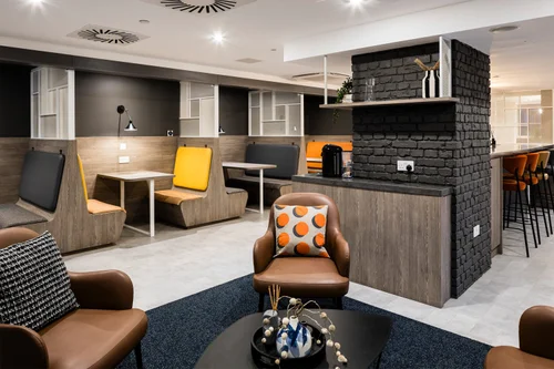 Design and install of the resident's amenity areas at Greystar's BTR ...