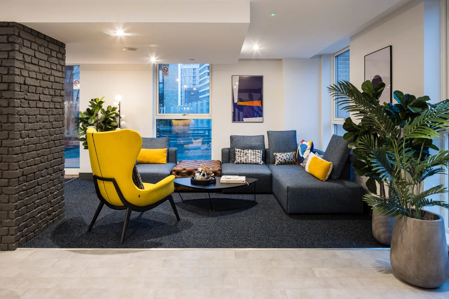 Design and install of the resident's amenity areas at Greystar's BTR ...