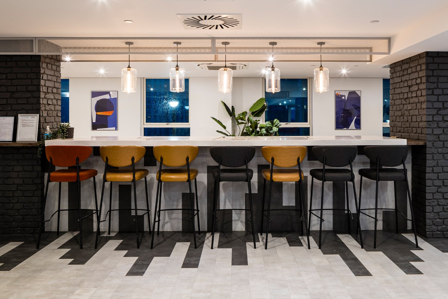 Design and install of the resident's amenity areas at Greystar's BTR ...