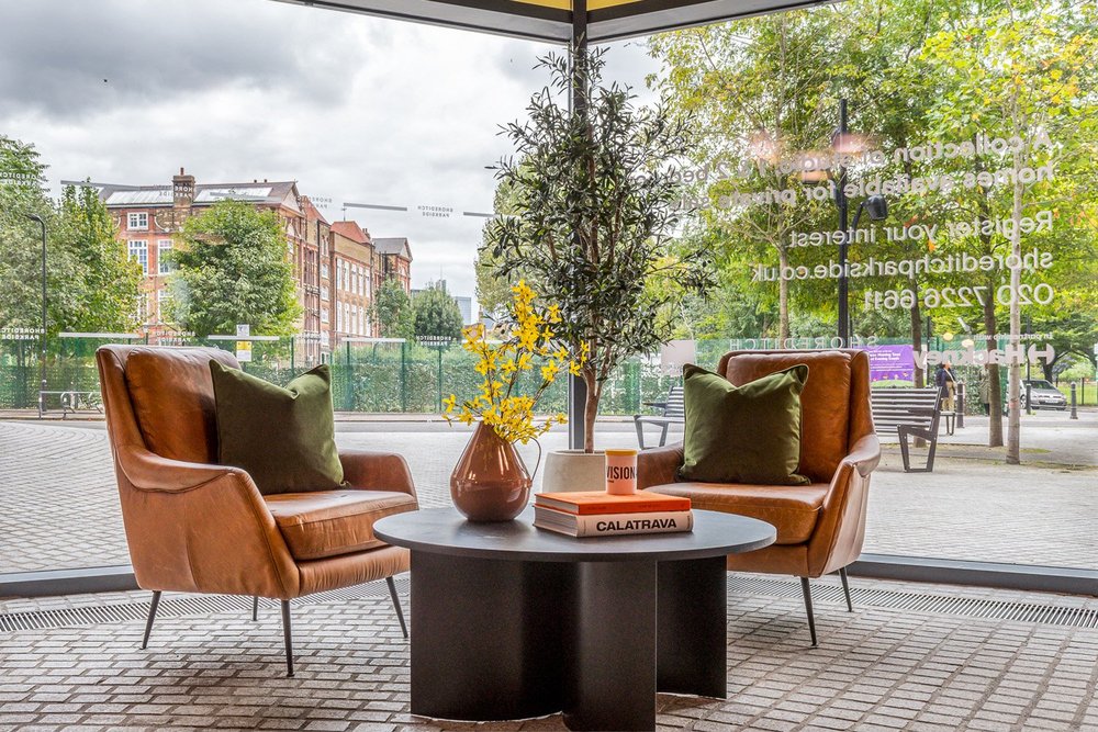 Marketing suite for London Borough of Hackney at their Shoreditch ...