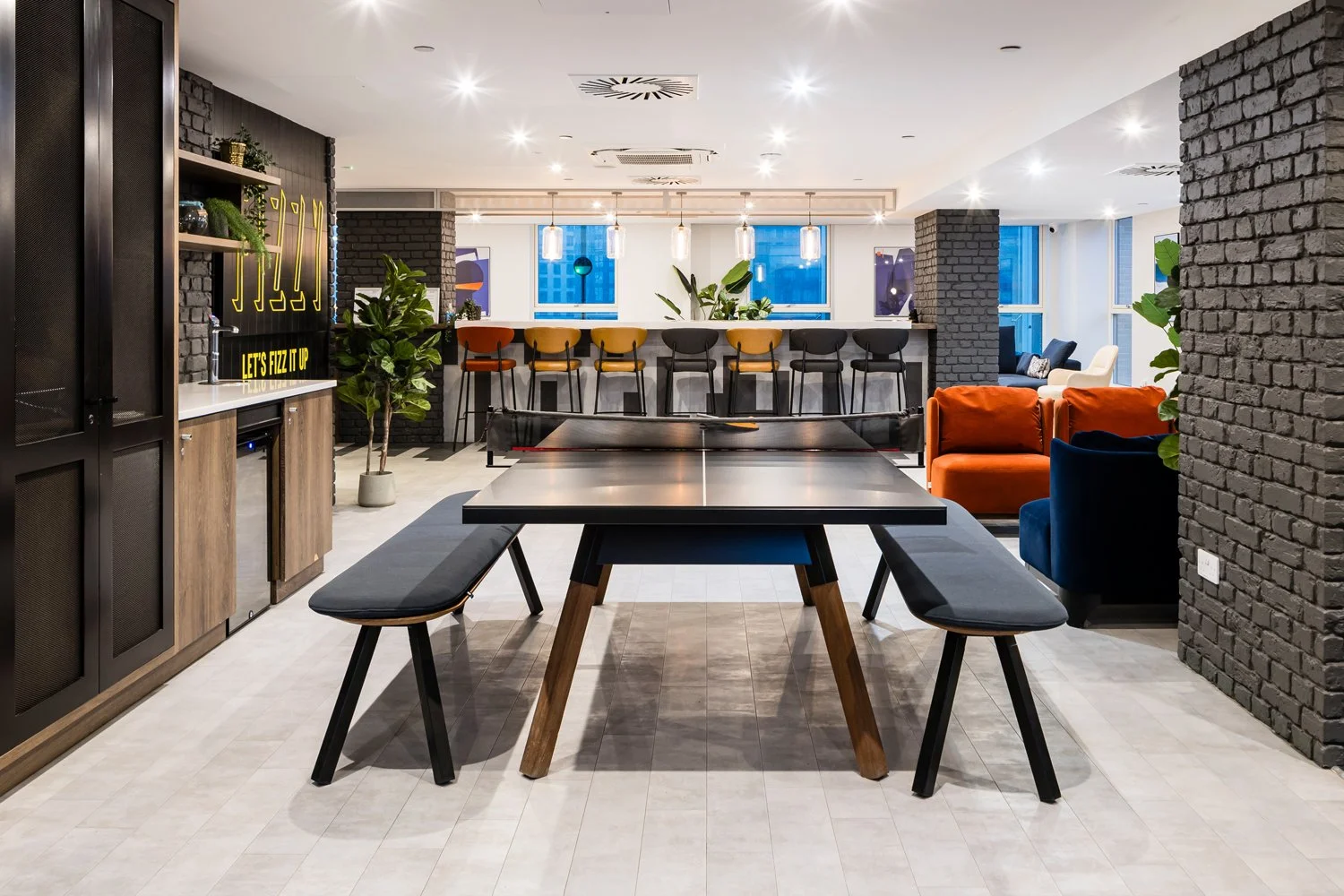 Design and install of the resident's amenity areas at Greystar's BTR ...