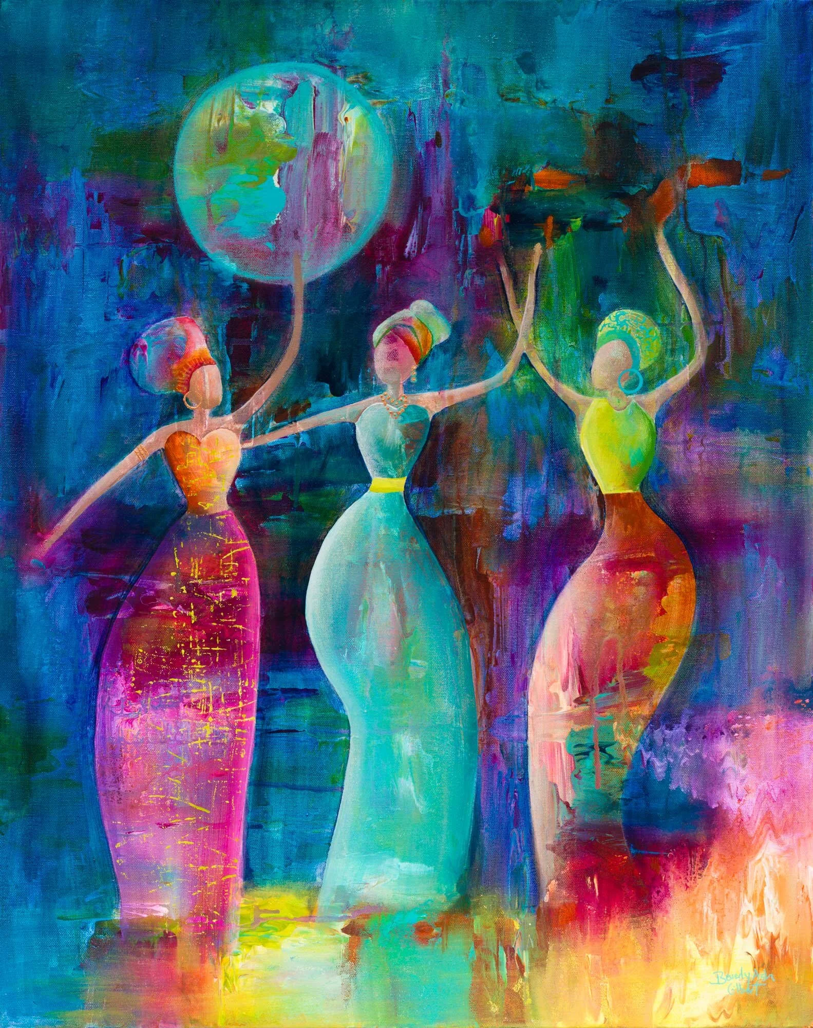 Vibrant feminine art — Beverly Ash Gilbert