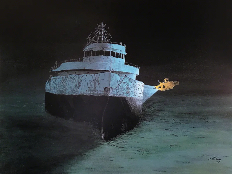Edmund Fitzgerald Wreck - View 2 — Cap'n Jim's Gallery