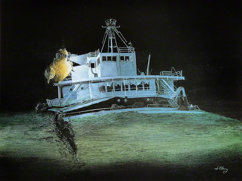 Edmund Fitzgerald Wreck - View 5 — Cap'n Jim's Gallery