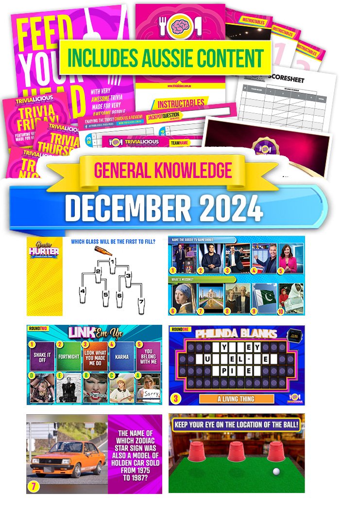 Big Screen PowerPoint Trivia Question Packs | Instant Download ...