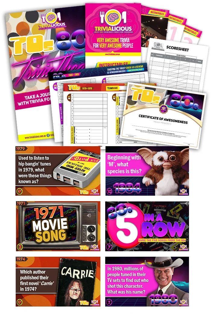 Themed Trivia Question Packs — TRIVIALICIOUS TRIVIA PACKS
