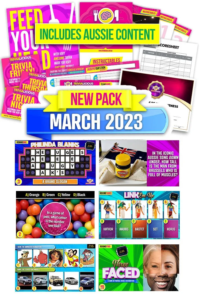 Big Screen PowerPoint Trivia Question Packs | Instant Download ...