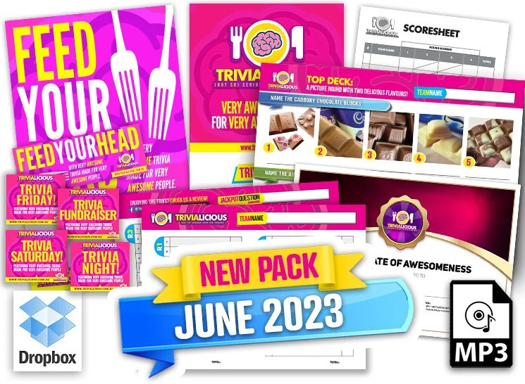 Printable Trivia Question Kits | Instant Download — TRIVIALICIOUS ...