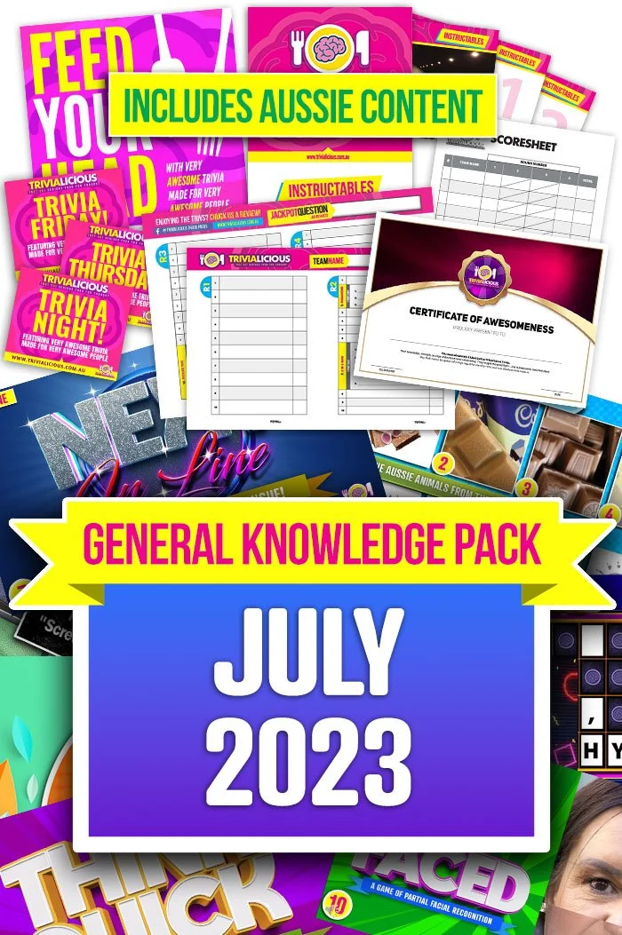 Big Screen PowerPoint Trivia Question Packs | Instant Download ...