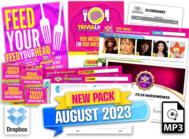 Printable Trivia Question Kits | Instant Download — TRIVIALICIOUS ...
