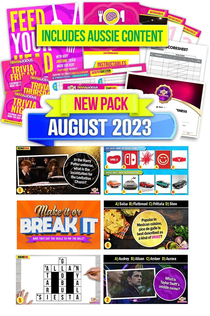 Big Screen PowerPoint Trivia Question Packs | Instant Download ...