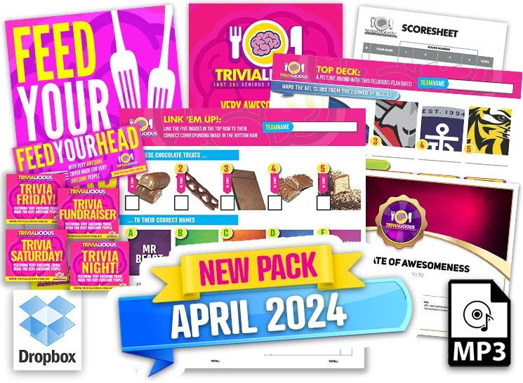 Printable Trivia Question Kits | Instant Download — TRIVIALICIOUS ...