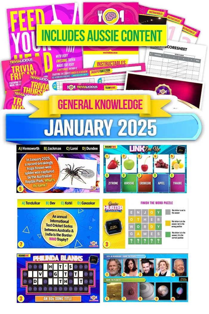 Big Screen PowerPoint Trivia Question Packs | Instant Download ...