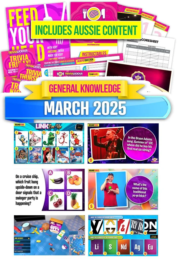 Big Screen PowerPoint Trivia Question Packs | Instant Download ...