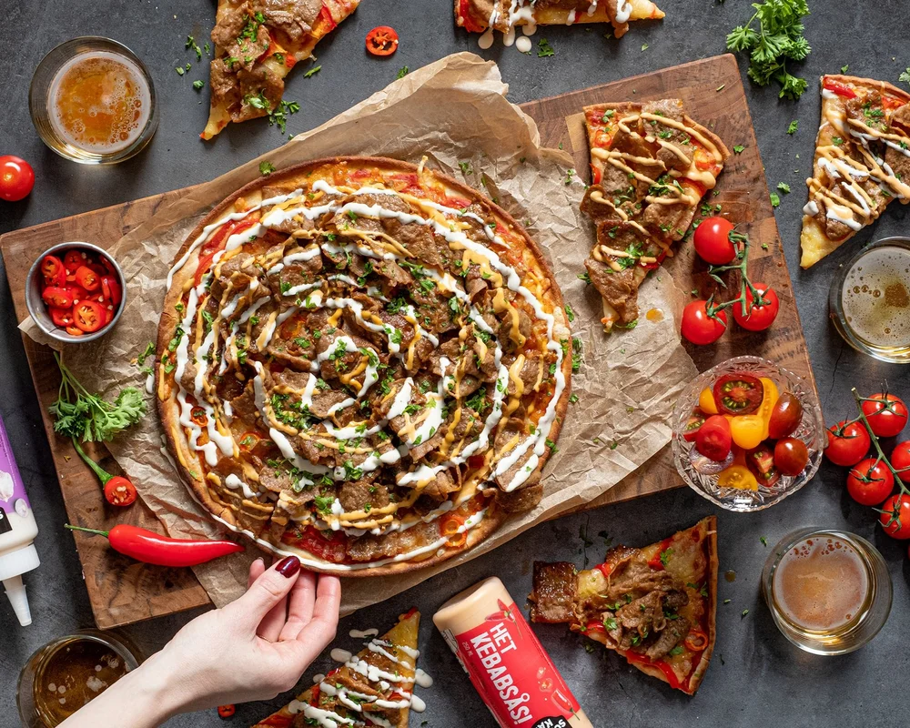 Kebab Pizza