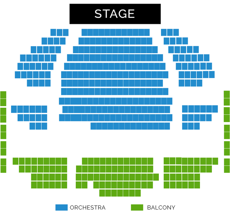 Seat Map — A.D. Players at the George Theater