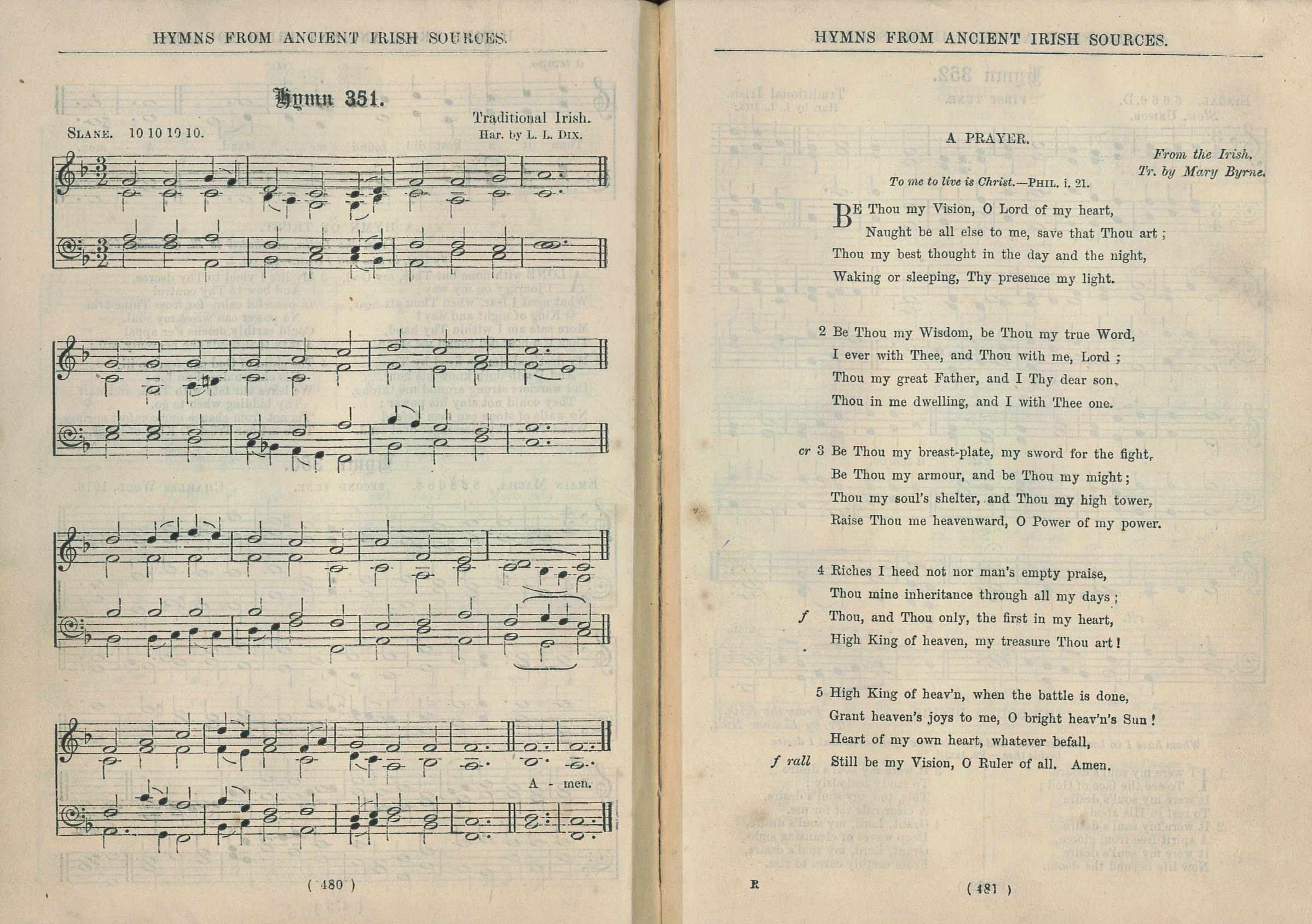 Be Thou My Vision — Hymnology Archive