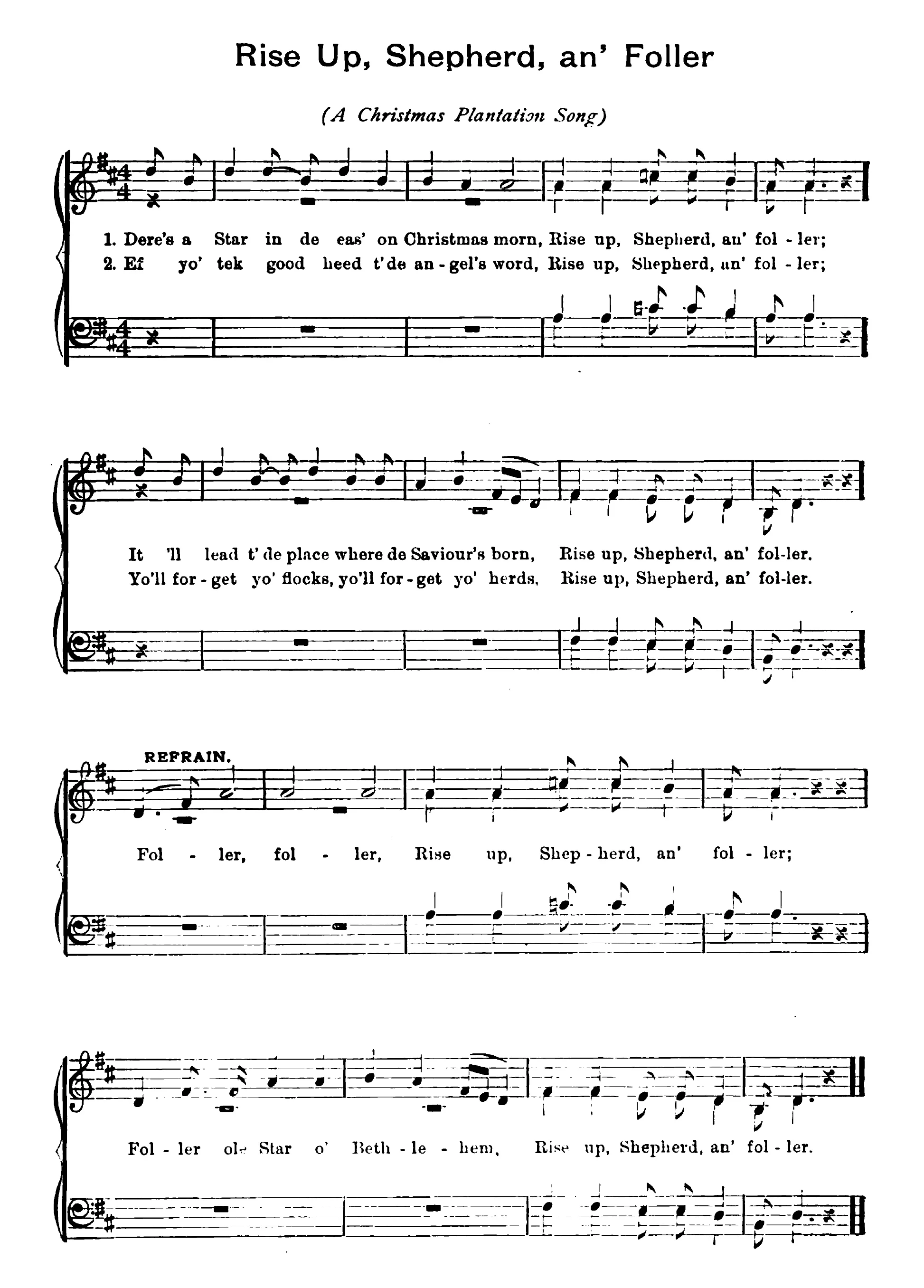 Rise up, shepherd, and follow — Hymnology Archive