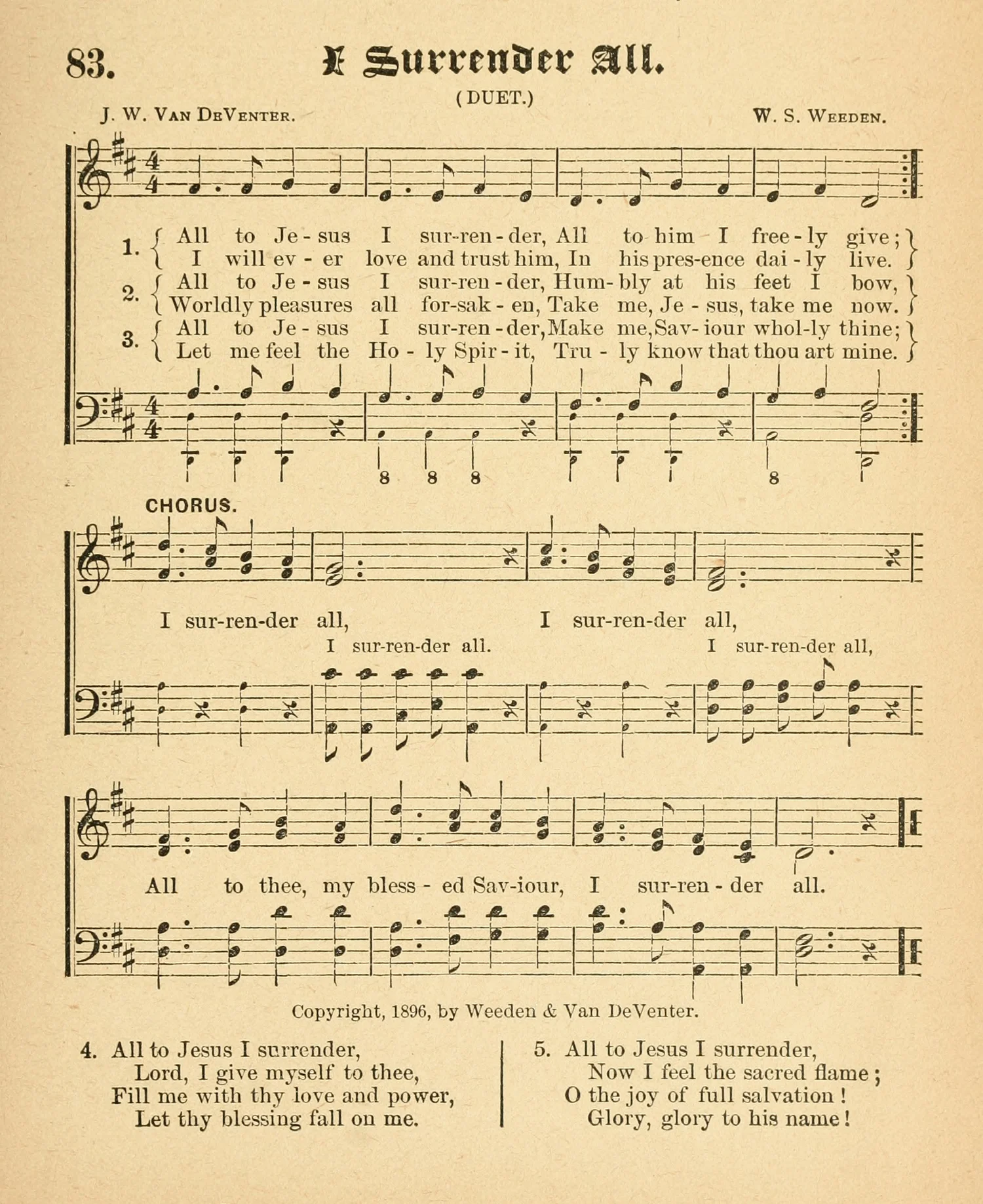 I surrender all — Hymnology Archive