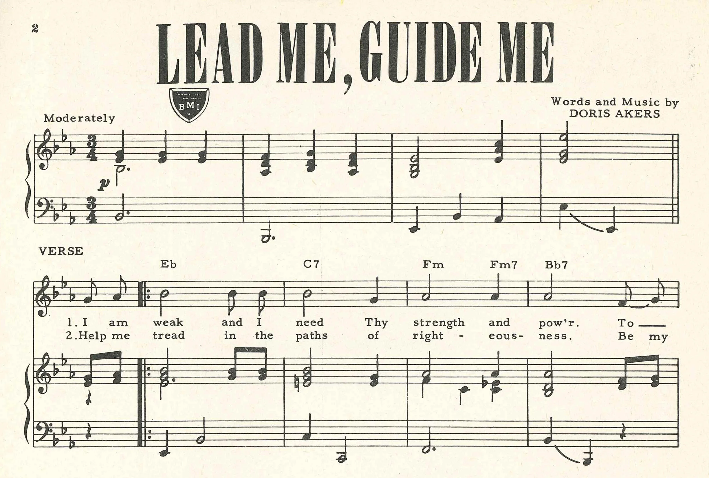 Lead Me, Guide Me — Hymnology Archive