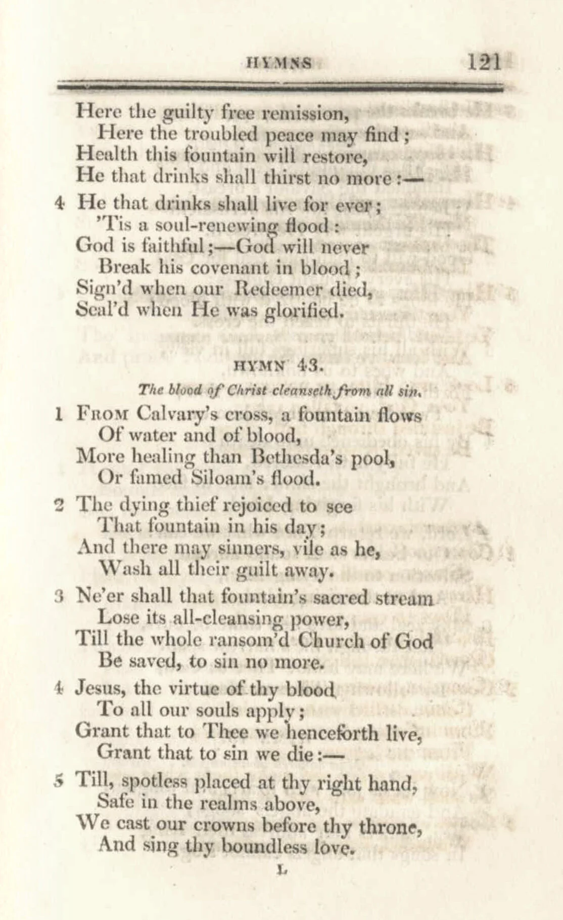 There is a fountain — Hymnology Archive