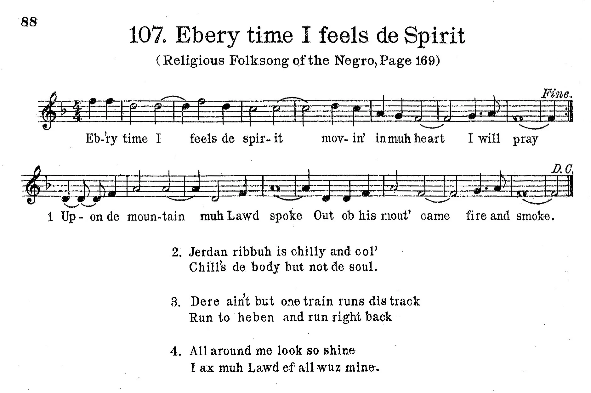 Every Time I Feel the Spirit — Hymnology Archive