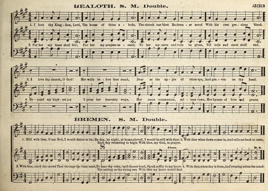 I Love Thy Kingdom, Lord — Hymnology Archive