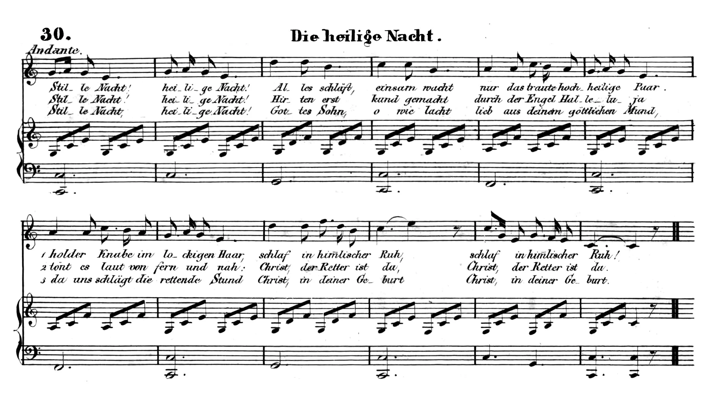 Stille Nacht / Silent Night — Hymnology Archive