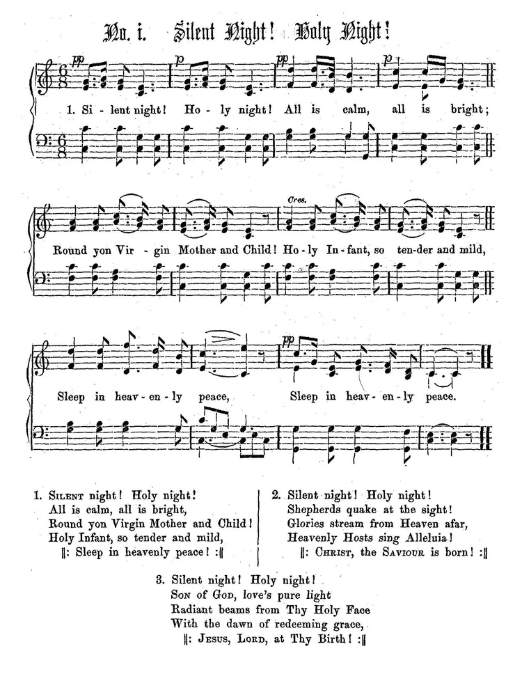 Stille Nacht / Silent Night — Hymnology Archive