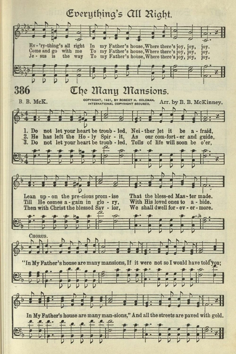 Come and go with me — Hymnology Archive