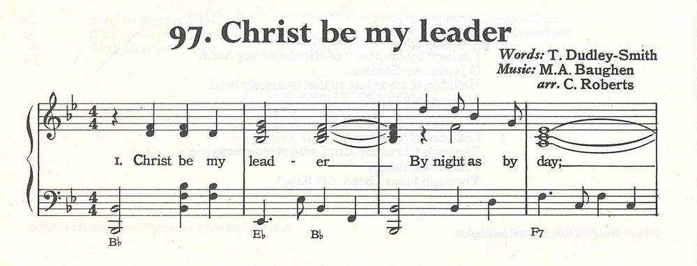 Christ be my leader — Hymnology Archive