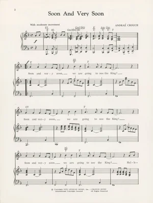 Soon and Very Soon — Hymnology Archive