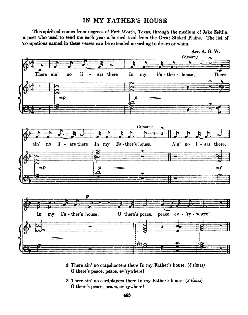Come and go with me — Hymnology Archive