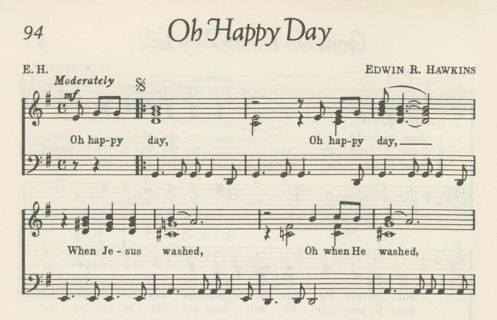 Oh Happy Day — Hymnology Archive