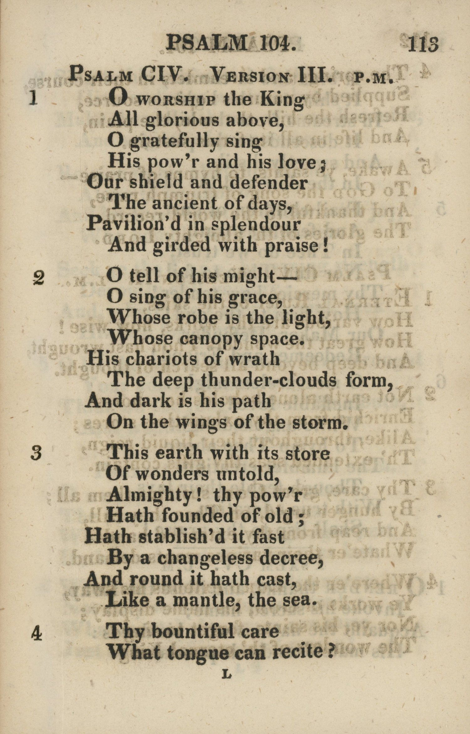 O worship the King — Hymnology Archive